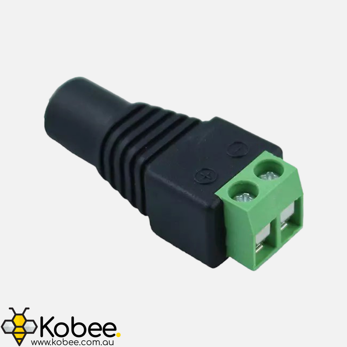 Female DC Power adapter - 2.1mm jack to screw terminal block – Kobee